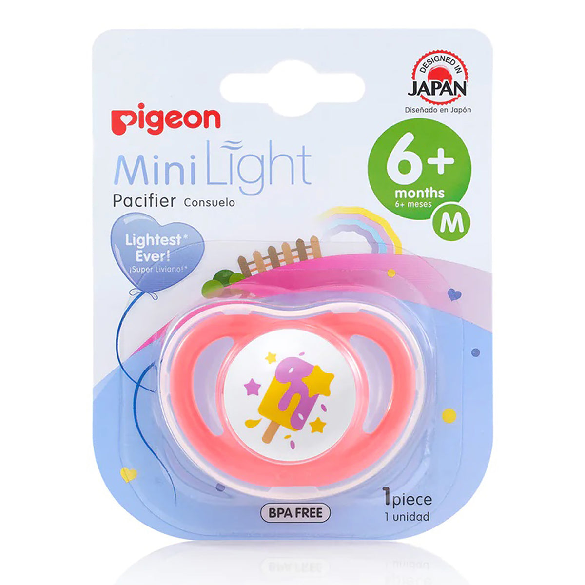 Pigeon MiniLight Pacifier Small 6+ Months Single Pack – Babies R Us ...