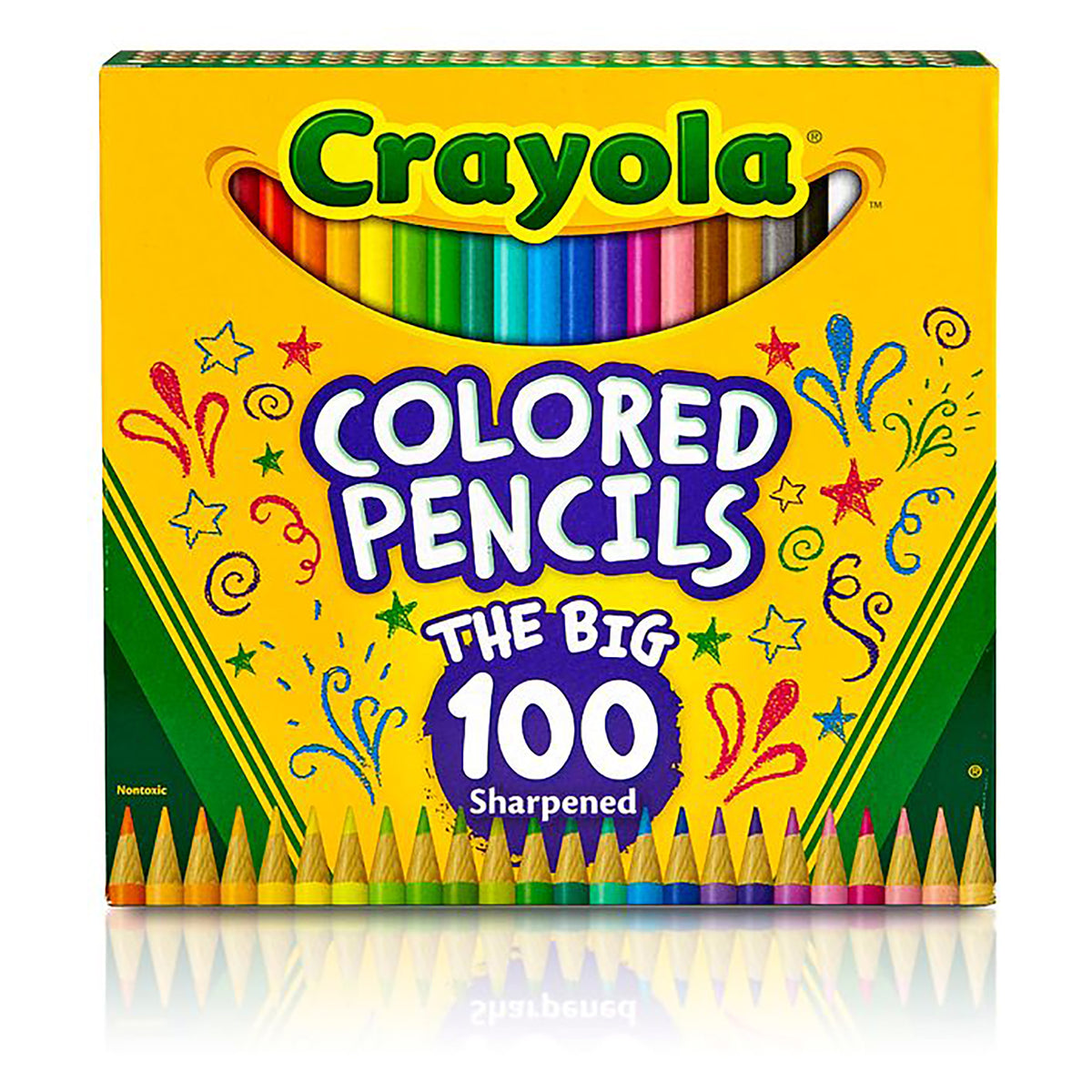 Crayola The Big Coloured Pencils Pack of 100 | ToysRUs Australia ...
