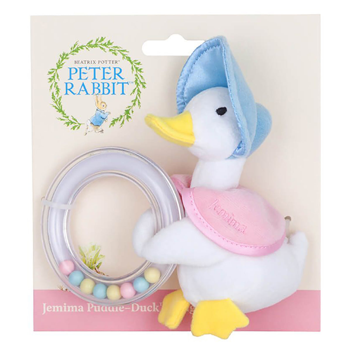 Peter Rabbit Jemima Puddleduck Ring Rattle – Babies R Us Australia