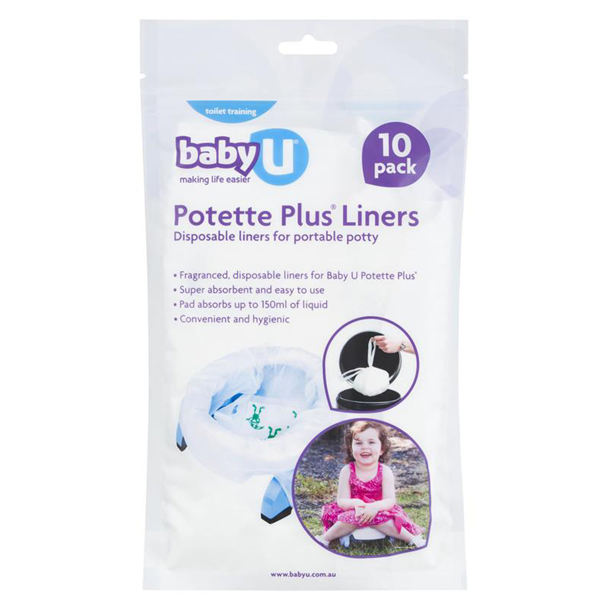 babyU Potette Plus Disposable Liners – Babies R Us Australia